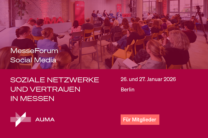 Von KI bis Compliance: AUMA plant sechs MesseForen – Auftakt Social ...